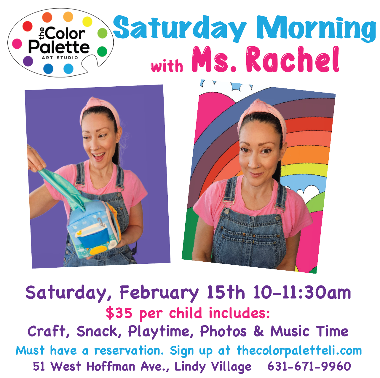 Saturday Morning with Ms. Rachel* | The Color Palette